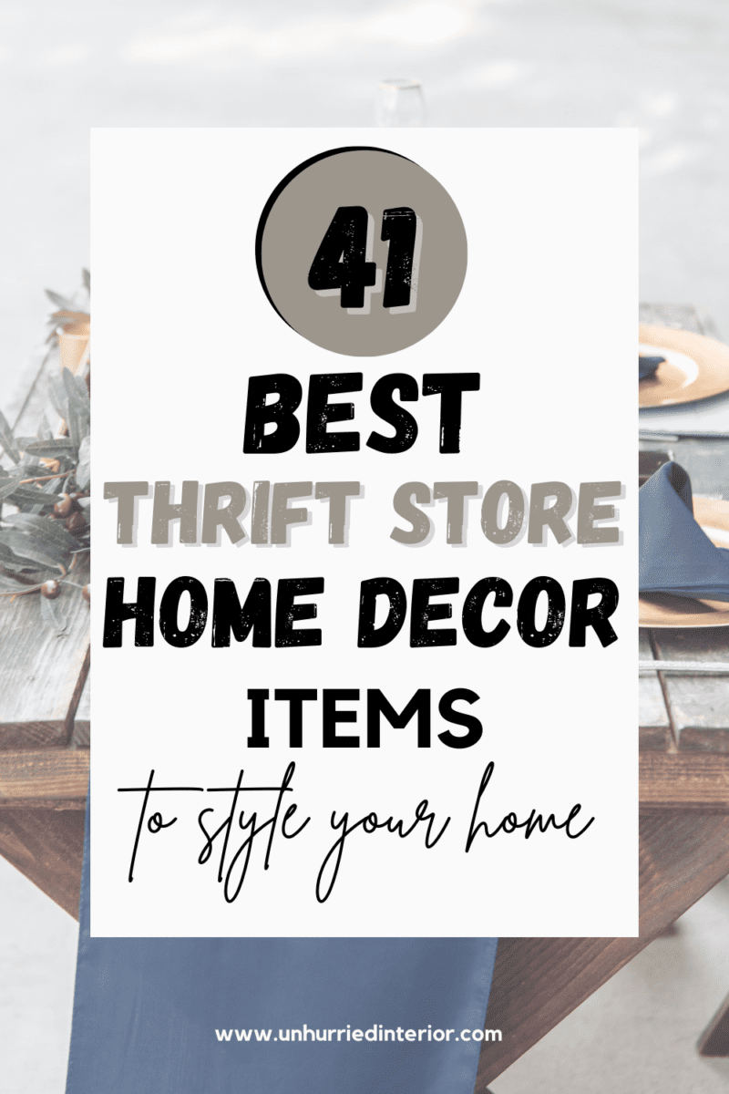 41 Thrift Store Decorating Ideas to Style Your Home On a Budget ...